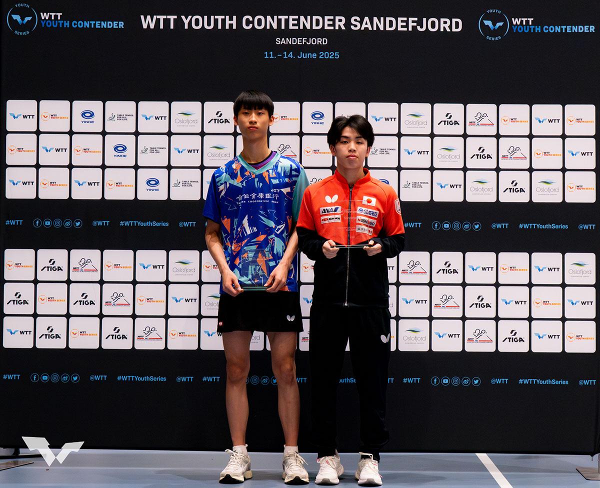卓球 WTTユースコンテンダー サンネフヨル 岩井田駿斗がU19とU17優勝、小林右京がU15優勝｜卓球レポート